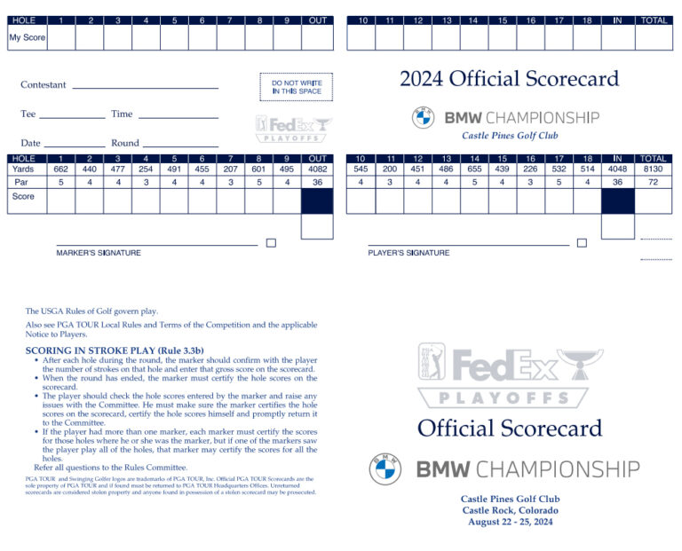2024 BMW Championship Primer: History, TV, Field, Odds - Pro Golf Weekly